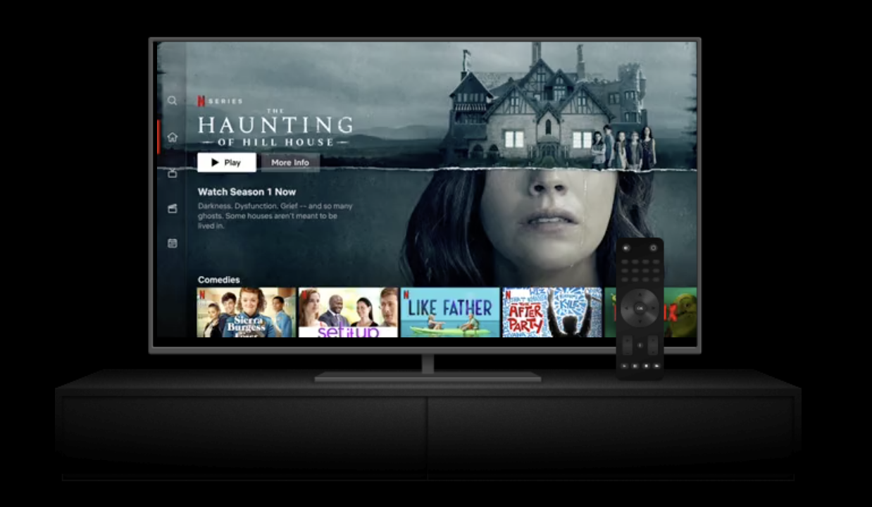 Page d'acceuil NETFLIX